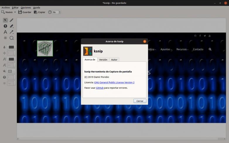 Ksnip, una herramienta muy útil para hacer capturas de pantalla