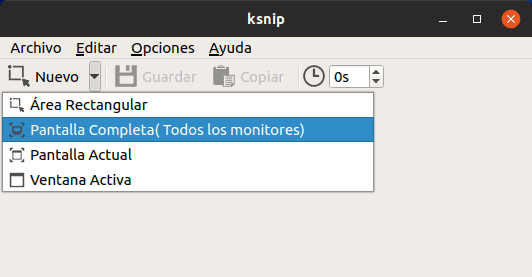Ksnip, una herramienta muy útil para hacer capturas de pantalla
