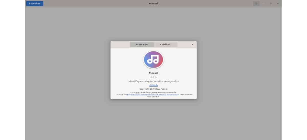Mousai, una alternativa gratuita a Shazam para Gnu/Linux