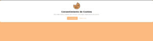 Consentimiento de cookies usando HTML, CSS y JavaScript