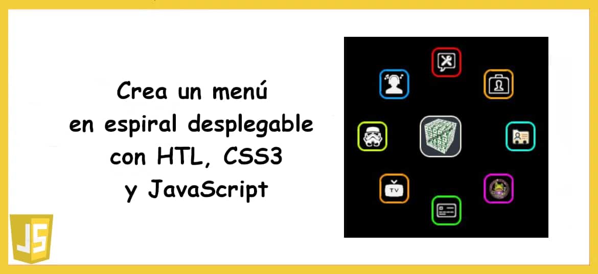 Menú Desplegable En Espiral Crear Uno Con Css3 Y Javascript
