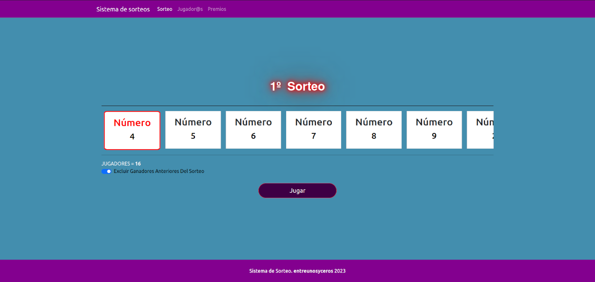Sistema de sorteos, crea el tuyo con un sencillo código