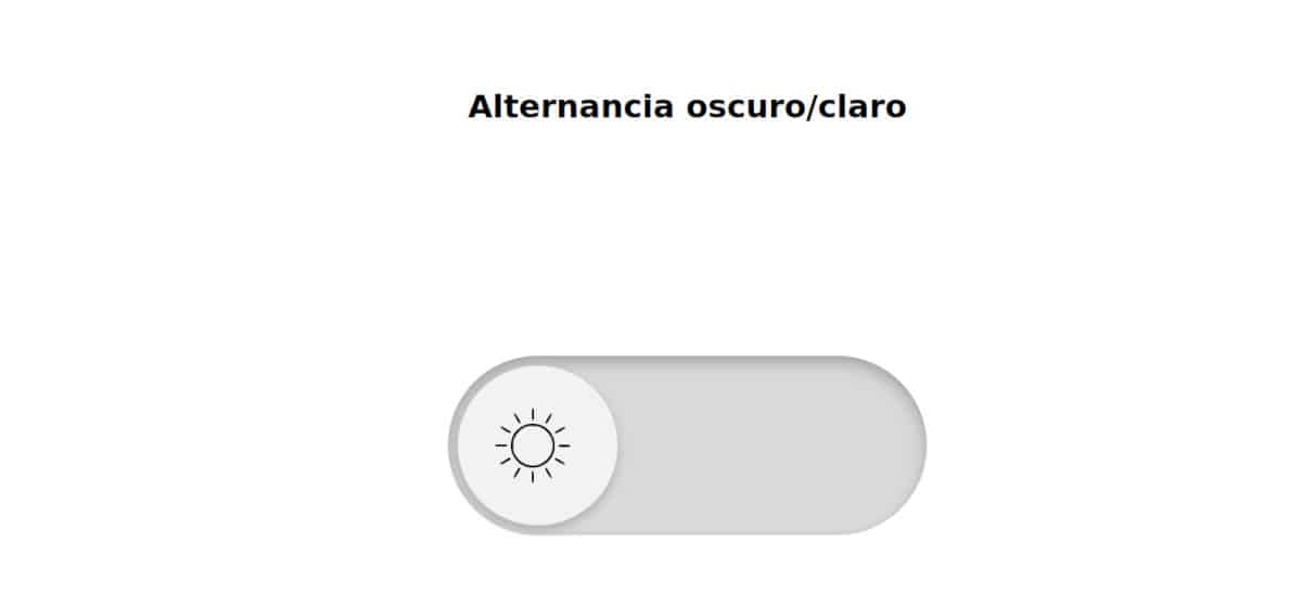 Botón para alternar entre modo claro y oscuro, con HTML y CSS