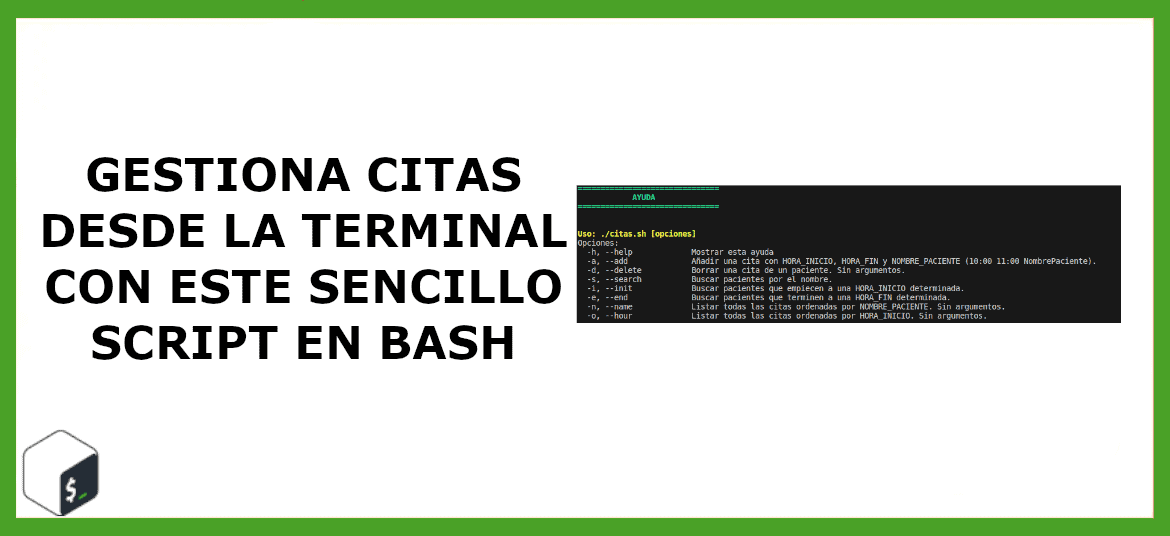 Script Bash Para Gestionar Citas Desde La Terminal